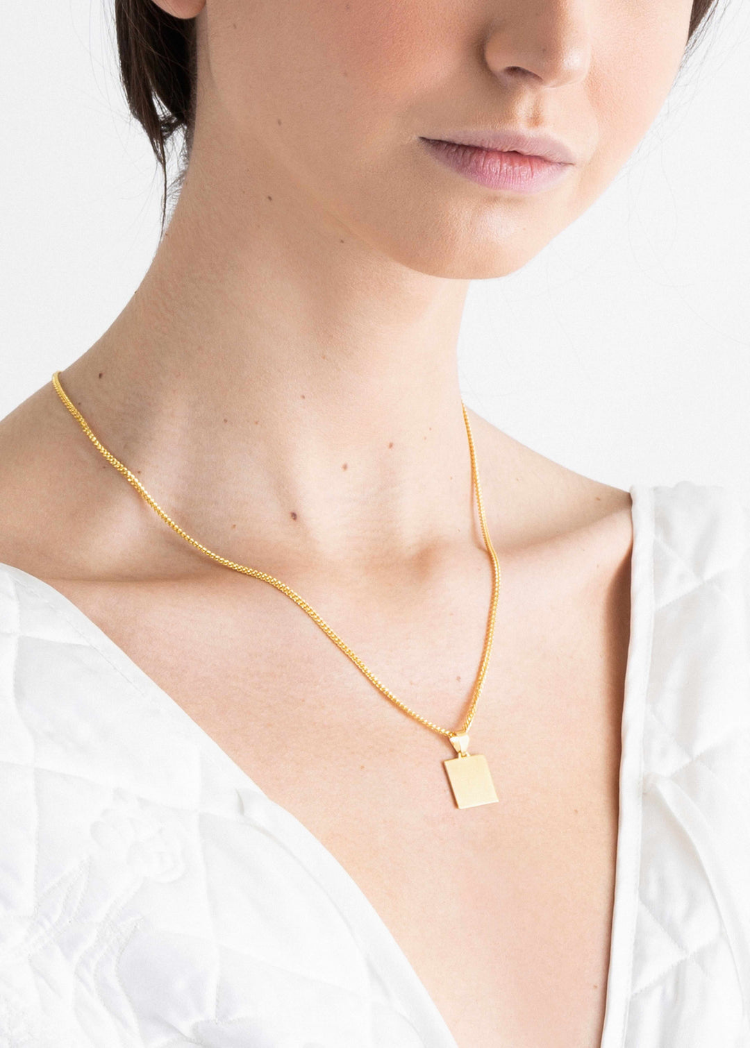 Janelle Necklace | Delicate Silver & Gold Necklace | CINCO